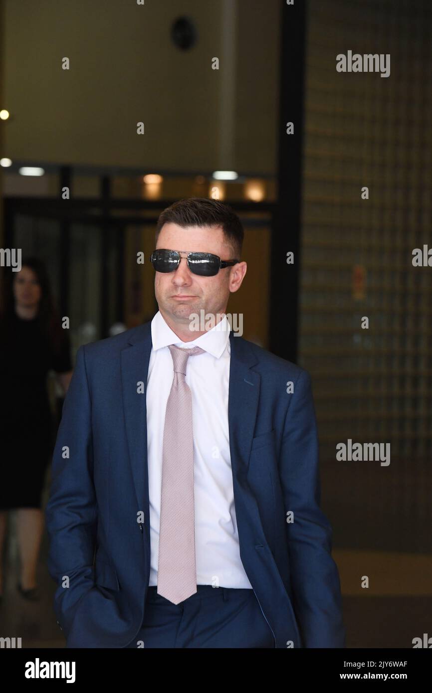 Partrick Nealon leaves the Downing Centre District Court in Sydney ...