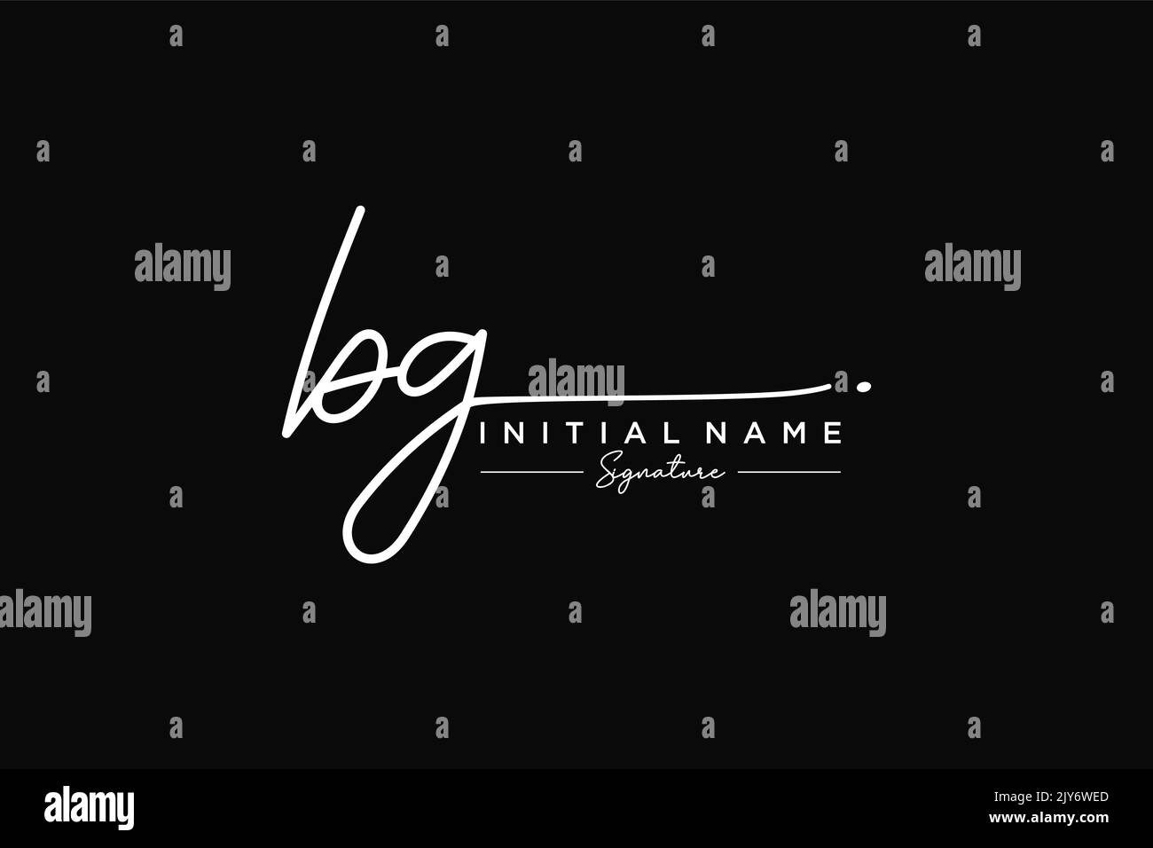 Bg monogram hi-res stock photography and images - Alamy