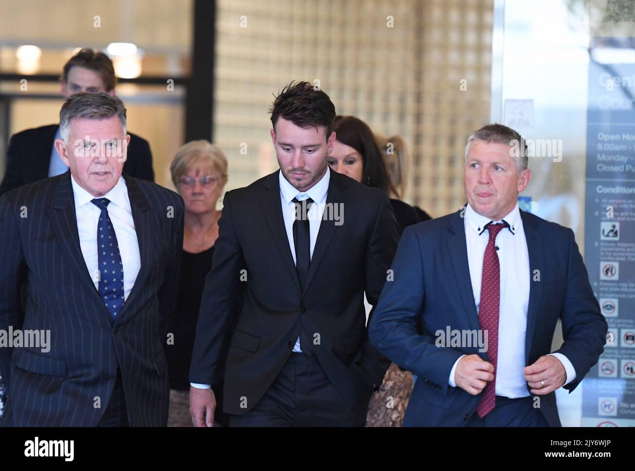 Liam Coleman leaves the Downing Centre District Court in Sydney,Monday ...