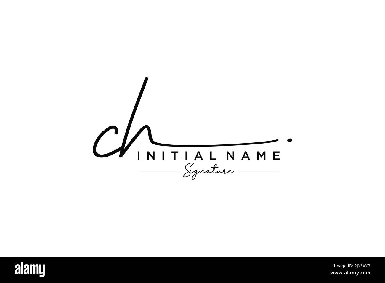 Ch signature hi-res stock photography and images - Alamy