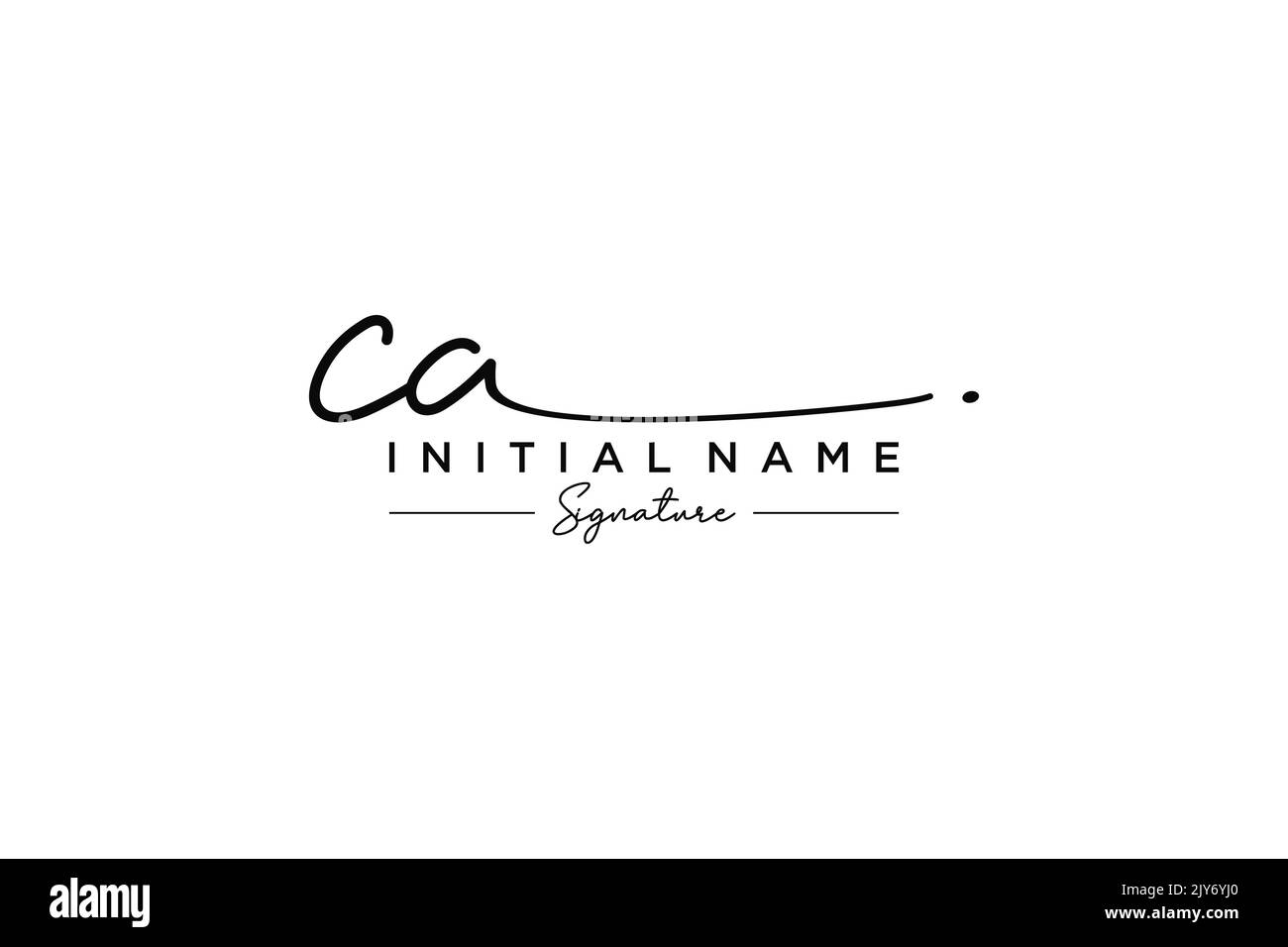 Ca signature Stock Vector Images - Alamy