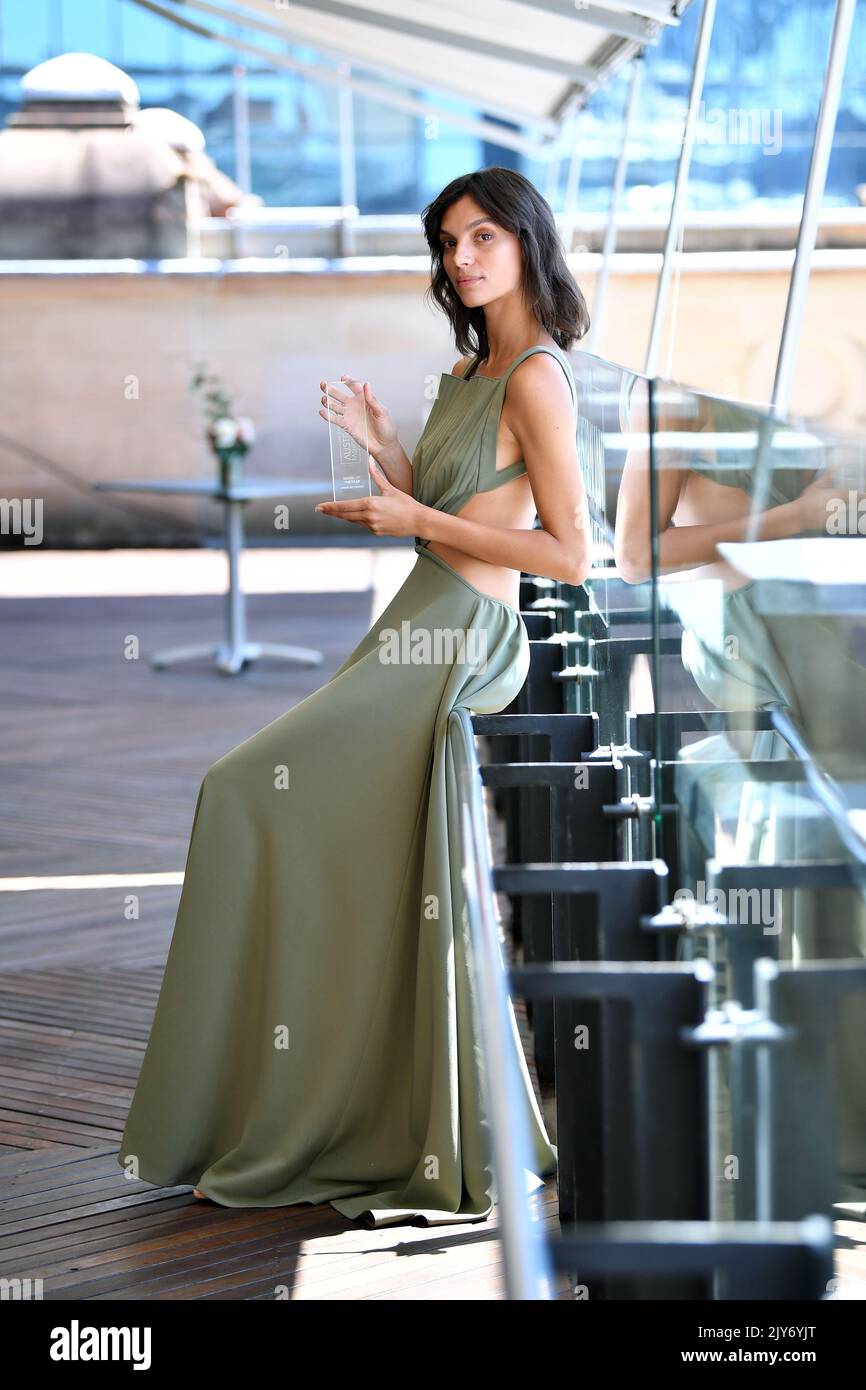 Model of the Year winner Charlee Fraser poses for a photo with her ...