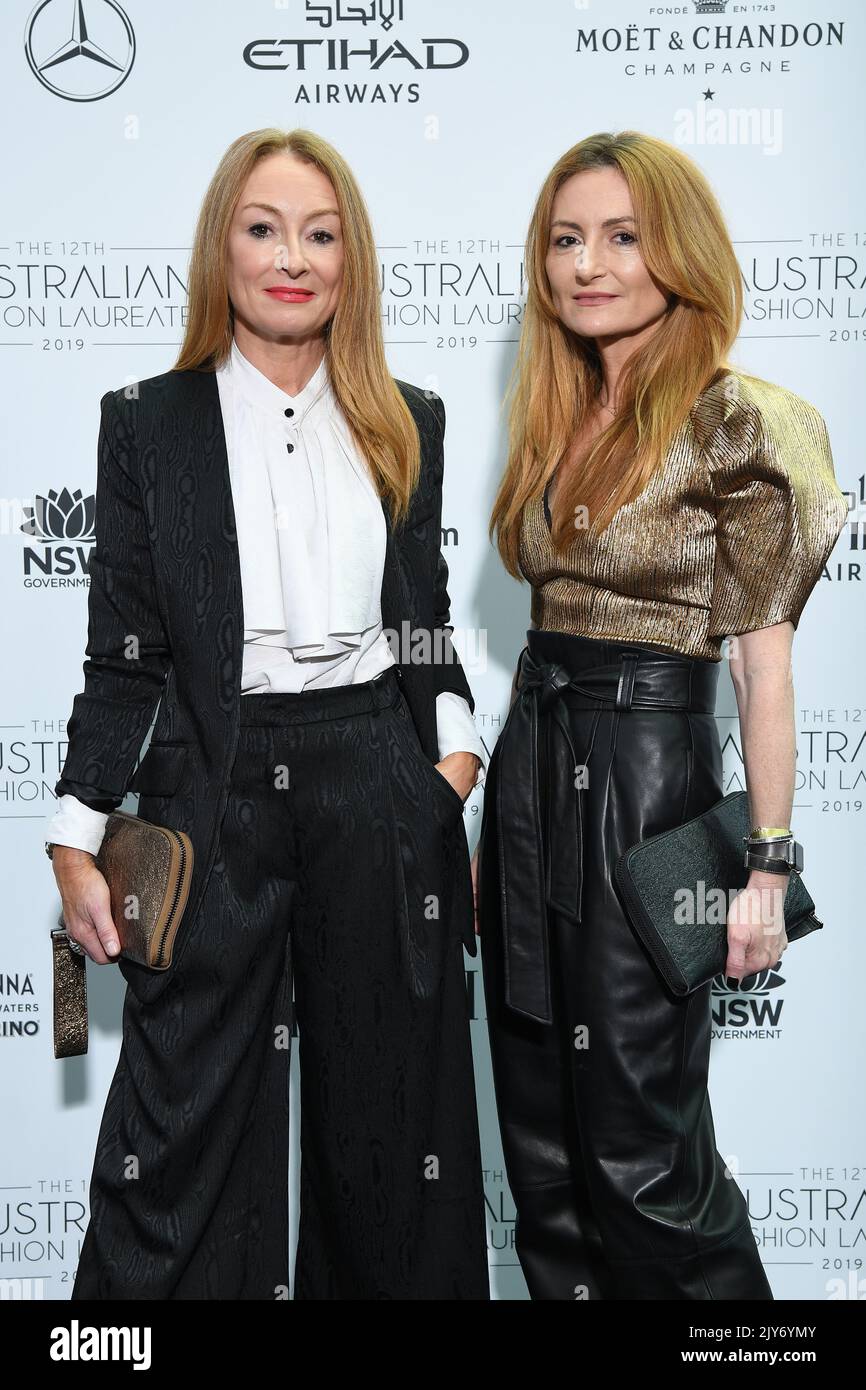 Alexandra Smart and Genevieve Smart arrive at the 2019 Australian ...
