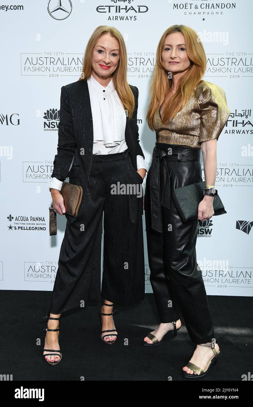 Alexandra Smart and Genevieve Smart arrive at the 2019 Australian ...