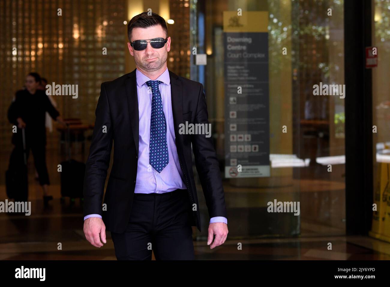 Patrick Nealon leaves the Downing Centre Court in Sydney, Wednesday ...