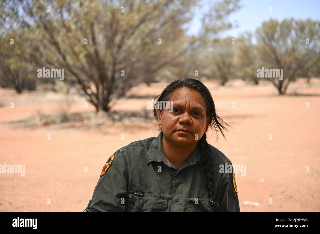 Cultural Heritage Project officer Shaeleigh Swan poses for photographs ...