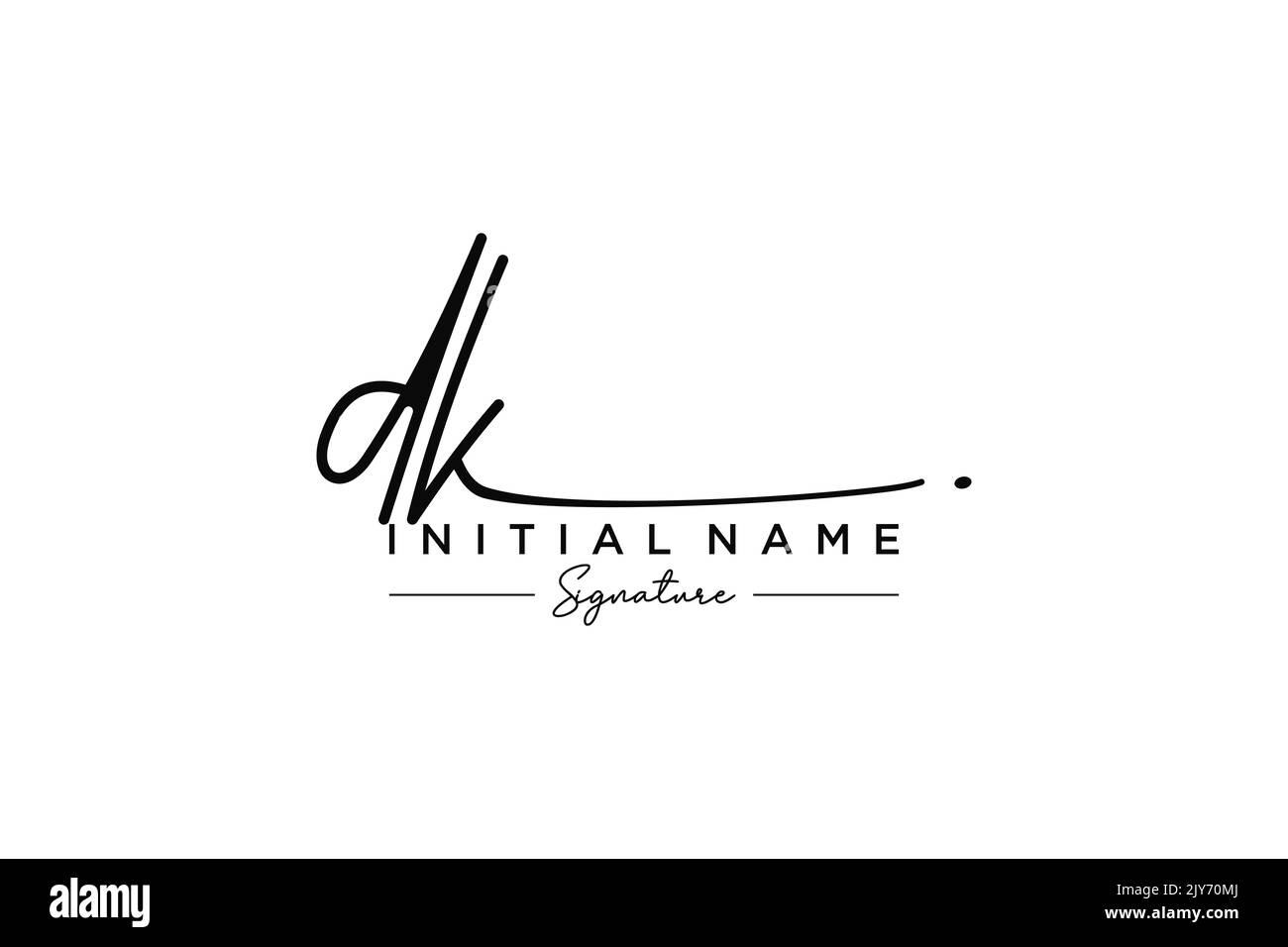 Dk signature hi-res stock photography and images - Alamy