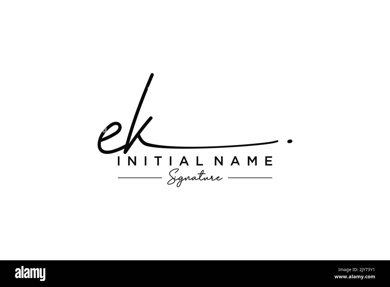 Ek signature hi-res stock photography and images - Alamy