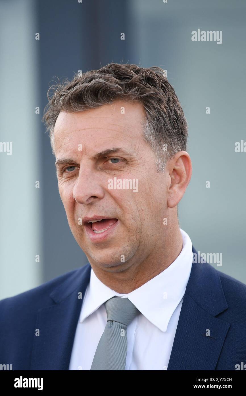 New South Wales Minister for Transport Andrew Constance with the new ...