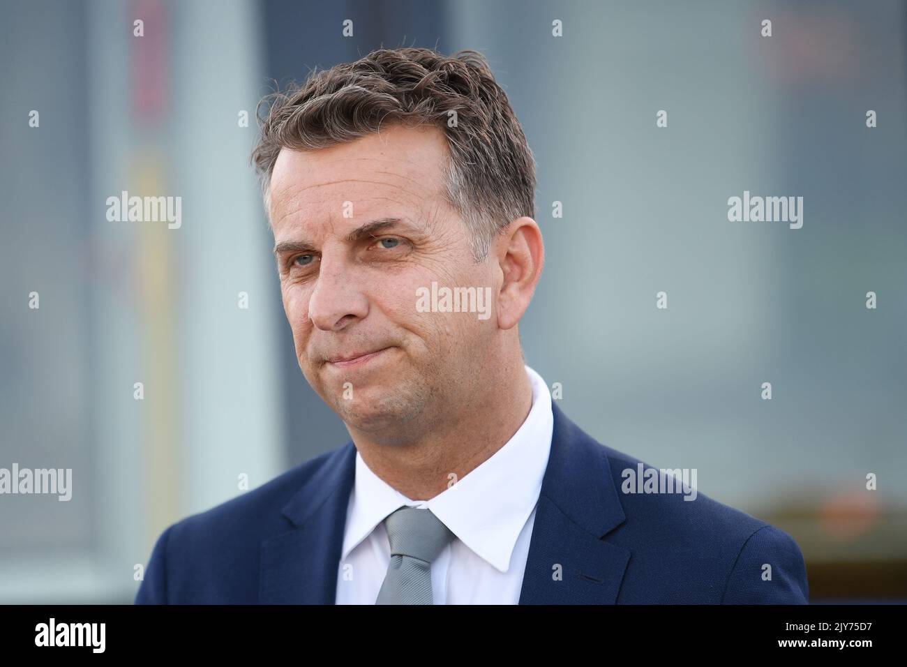 New South Wales Minister for Transport Andrew Constance with the new ...