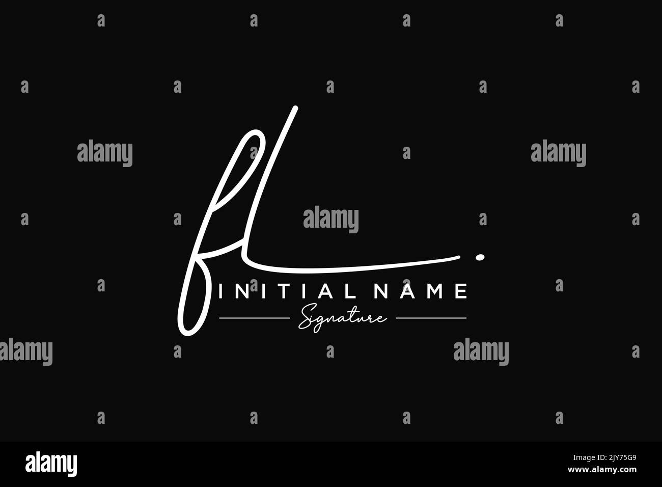 Fl signature hi-res stock photography and images - Alamy