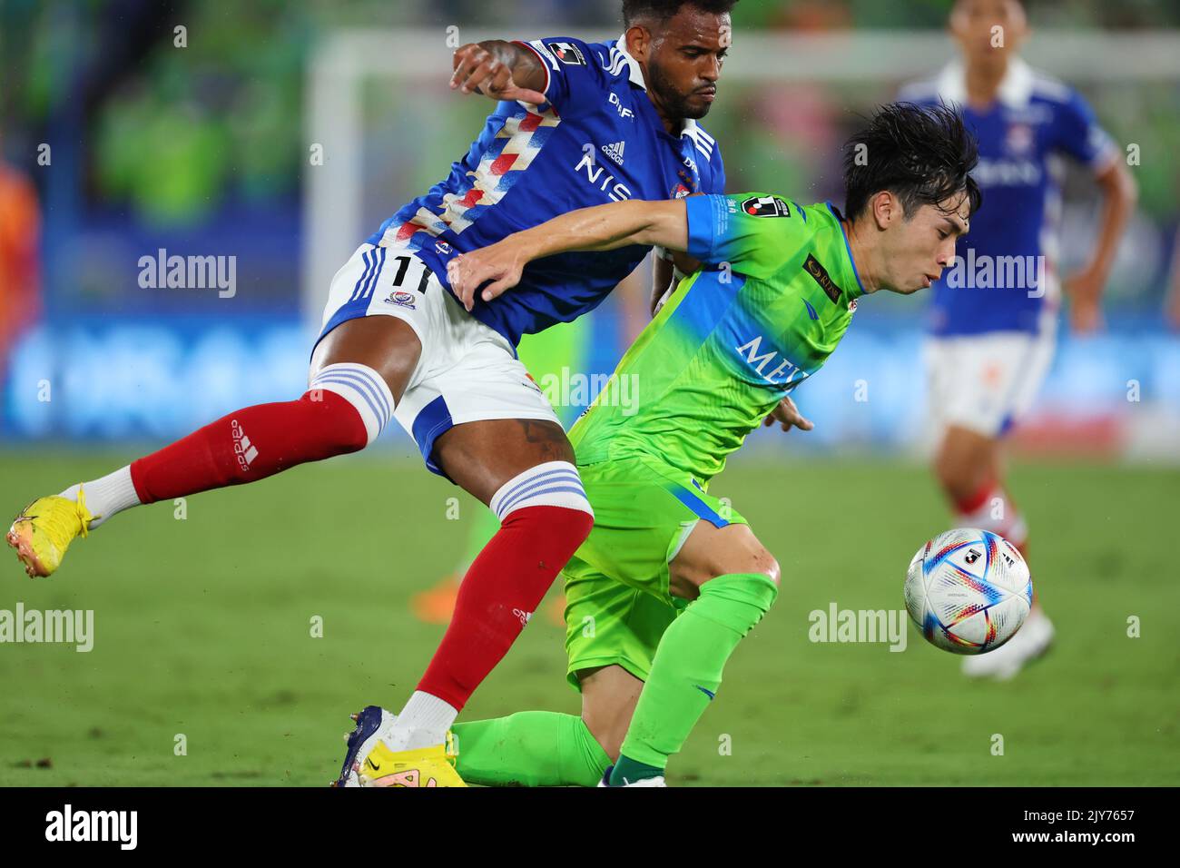 Kanagawa, Japan. 7th Sep, 2022. (L to R) Anderson Lopes (F. Marinos ...
