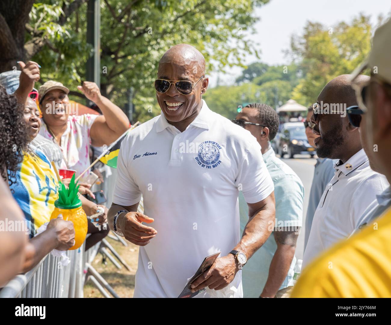 BROOKLYN, N.Y. – September 5, 2022: New York City Mayor Eric Adams ...