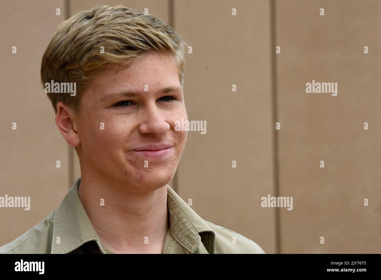 Robert Irwin is seen during the Tourism Australia global campaign ...