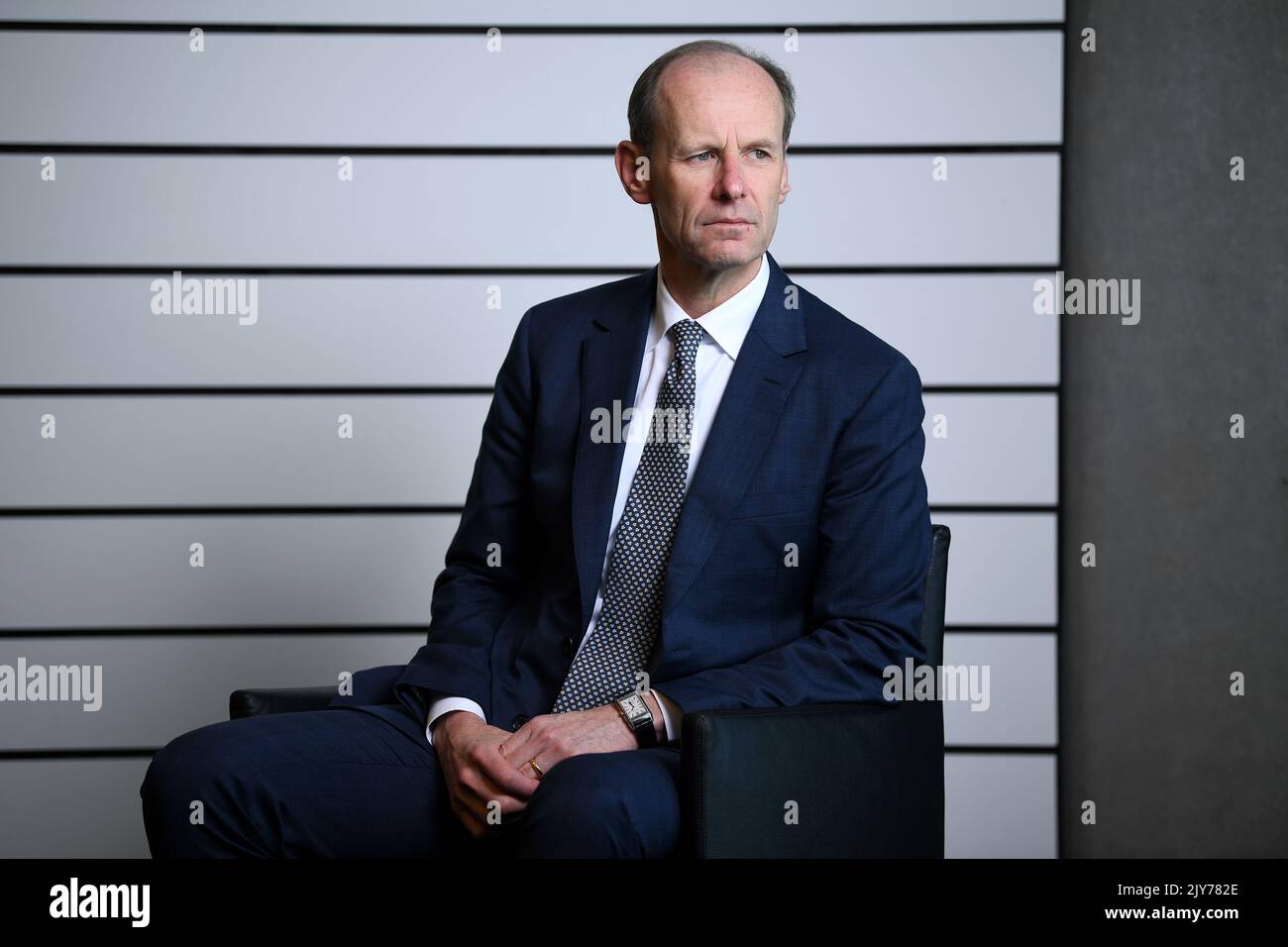 ANZ CEO Shayne Elliott poses for a photograph in Sydney, Thursday ...