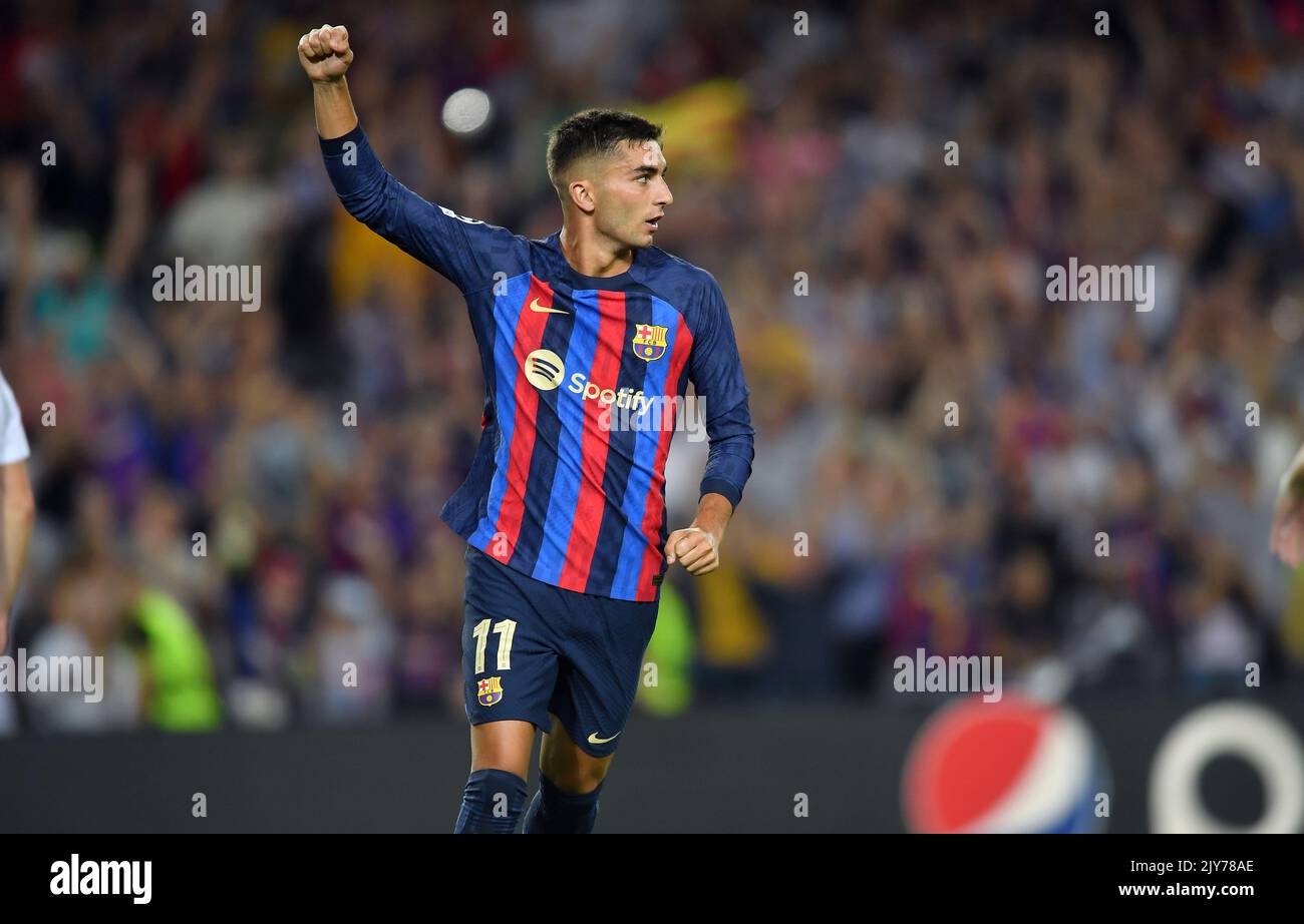Barcelona, Spain. 07th Sep, 2022. Ferran Torres (11) of FC Barcelona ...