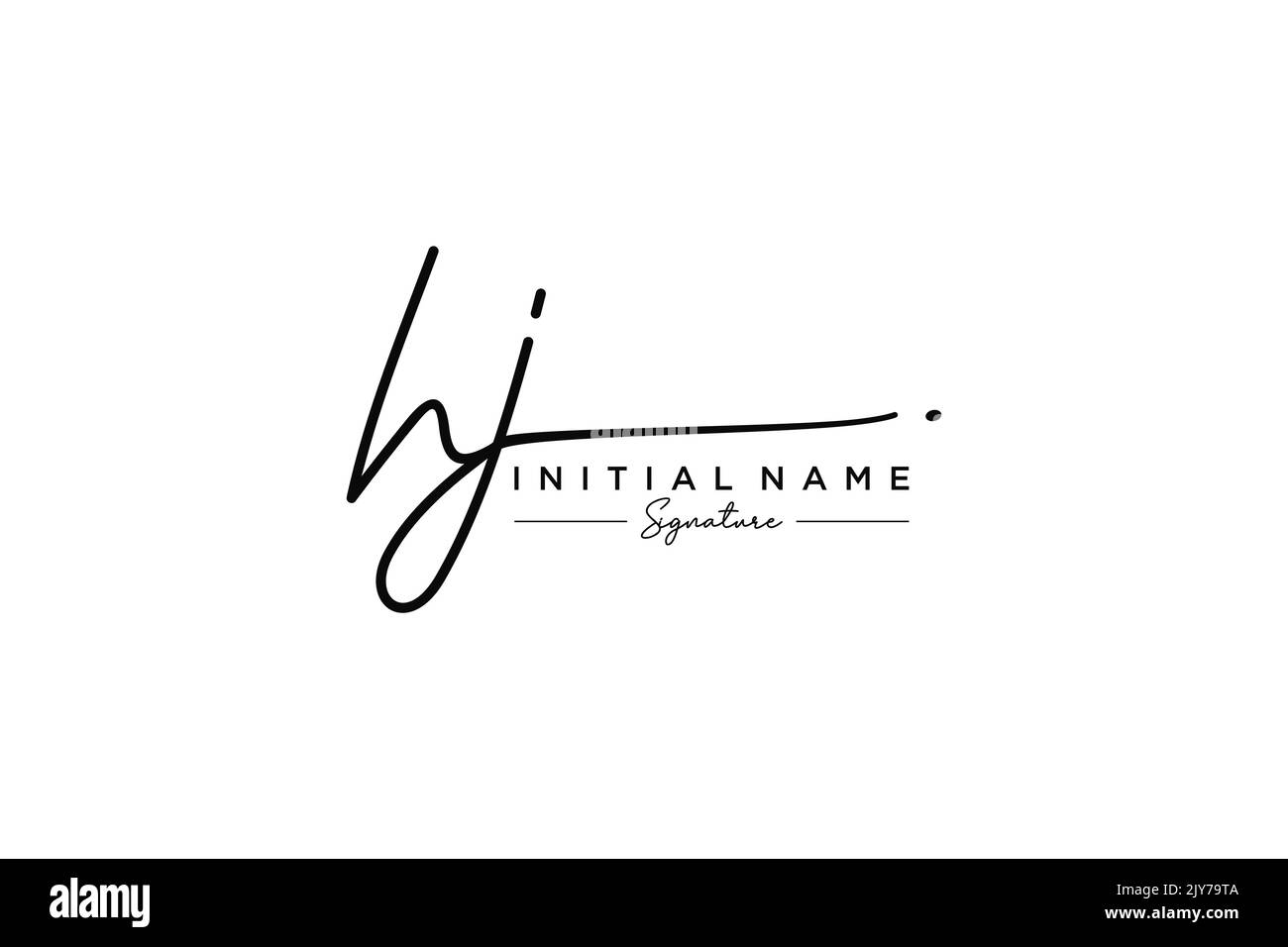 Hj logo vector vectors Stock Vector Images - Alamy