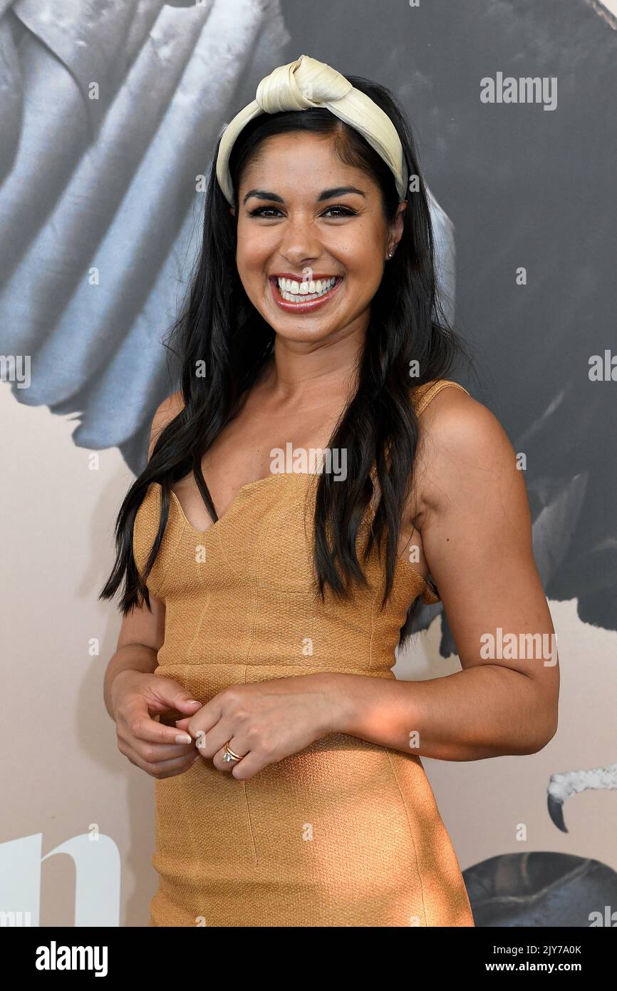 Australian actress Sarah Roberts is seen during Golden Eagle Day at at ...