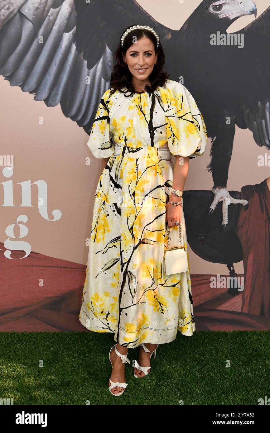 Lisa Wipfli is seen during Golden Eagle Day at at Rosehill Gardens in ...