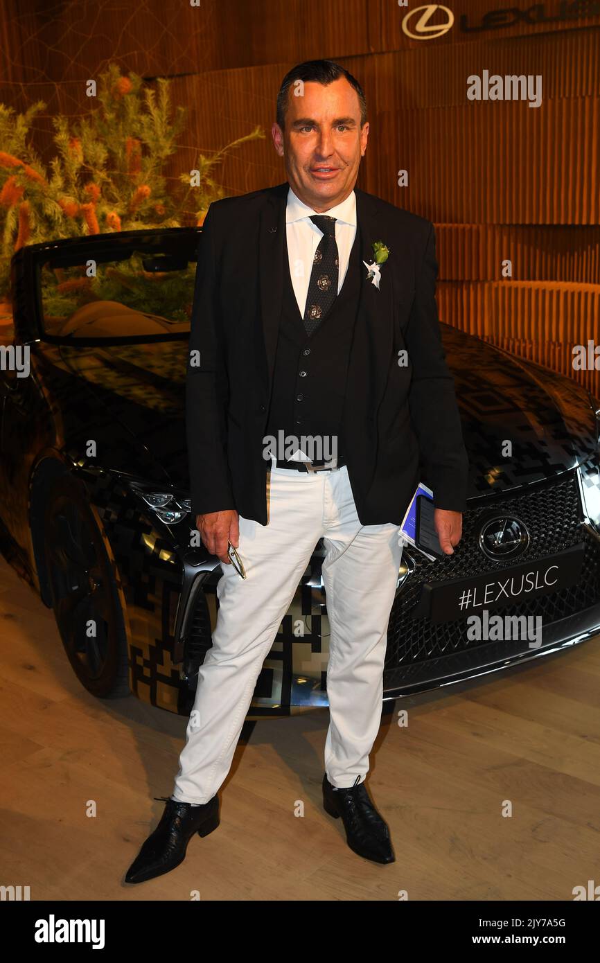 Joh Bailey poses for photos in the Lexus marquee during Derby Day at ...