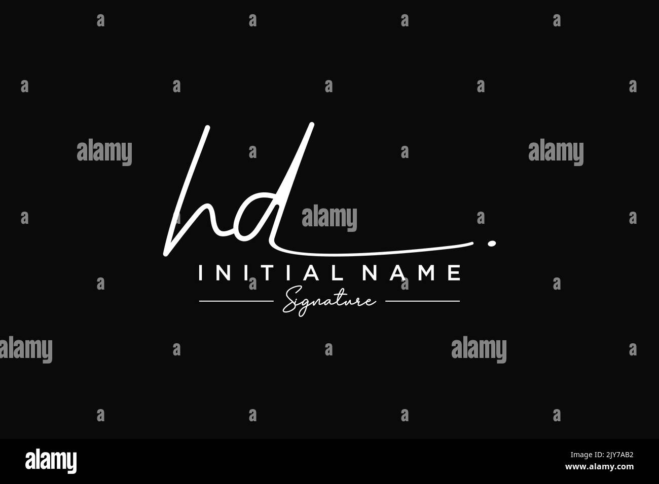 Hd signature hi-res stock photography and images - Alamy