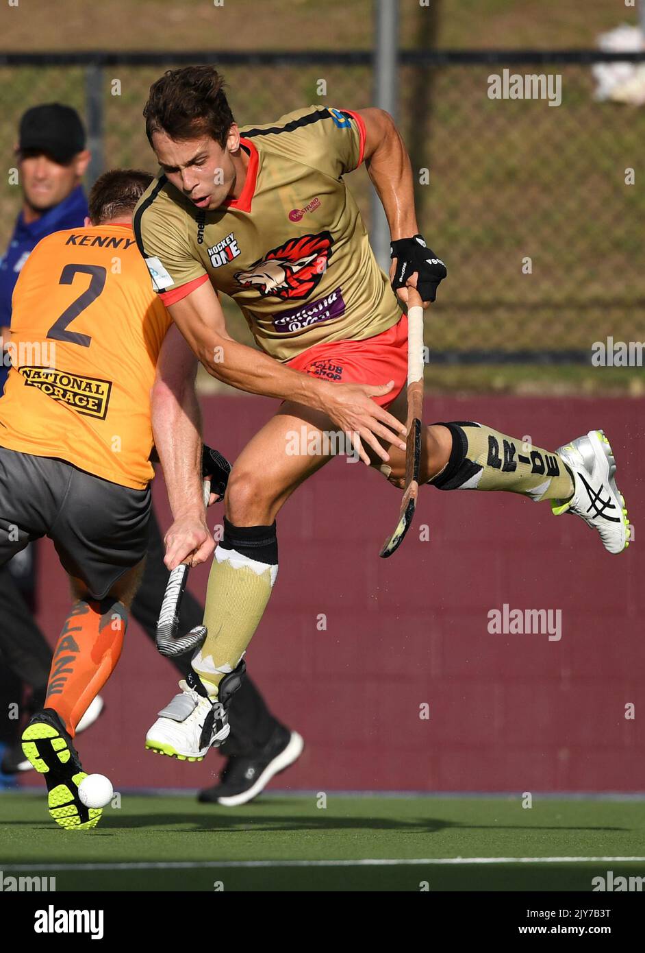 **RETRANSMITTING TO CORRECT CAPTION** Tom Craig of the Pride (left) in ...