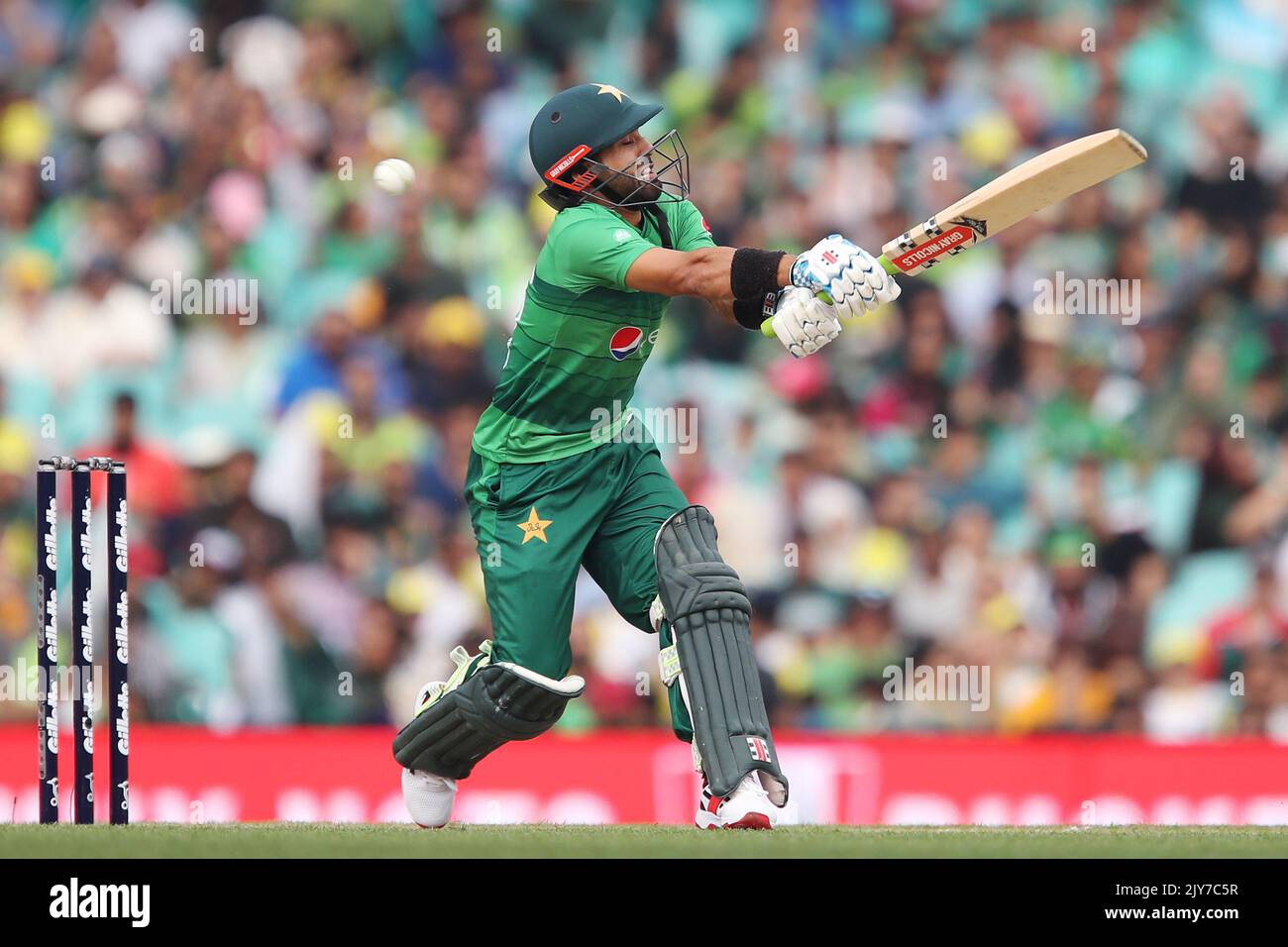 Mohammad Rizwan of Pakistan bats during the T20 International cricket ...