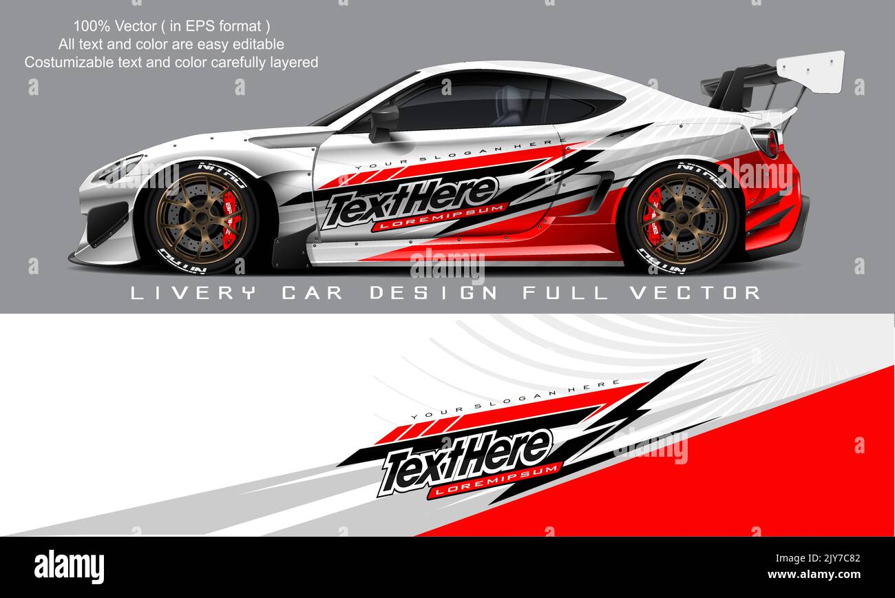blin dvan decal design vector. Graphic abstract stripe racing ...