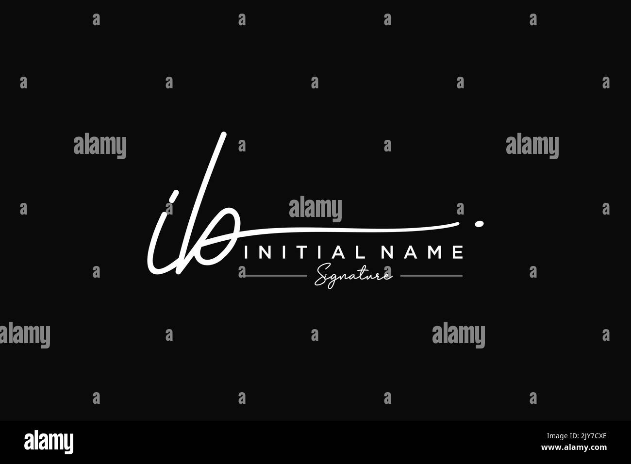 Logo ib vector vectors hi-res stock photography and images - Alamy