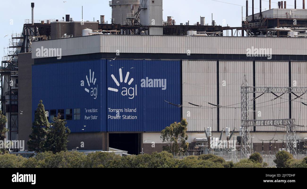 AGL Power Station at Torrens Island in Adelaide, Monday, November 4 ...