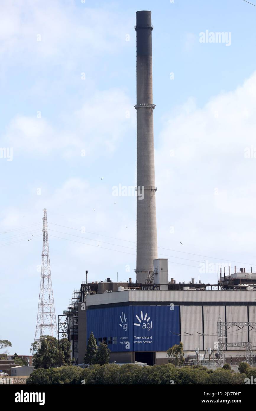 AGL Power Station at Torrens Island in Adelaide, Monday, November 4 ...