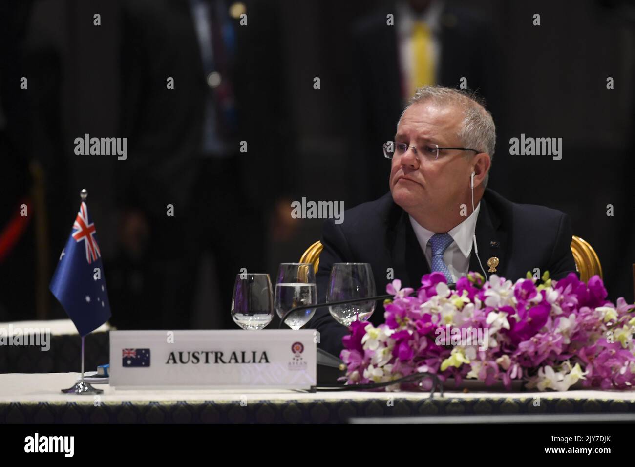 Australian Prime Minister Scott Morrison attends the Leaders lunch at ...