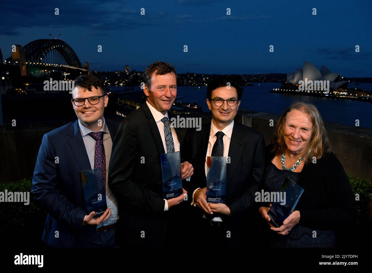 (L-R) 2020 NSW Young Australian of the Year Corey Tutt, NSW Local Hero ...