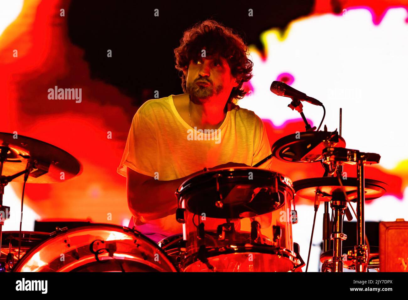 Milan, Italy. 07th Sep, 2022. Julien Barbagallo of Psychedelic music ...