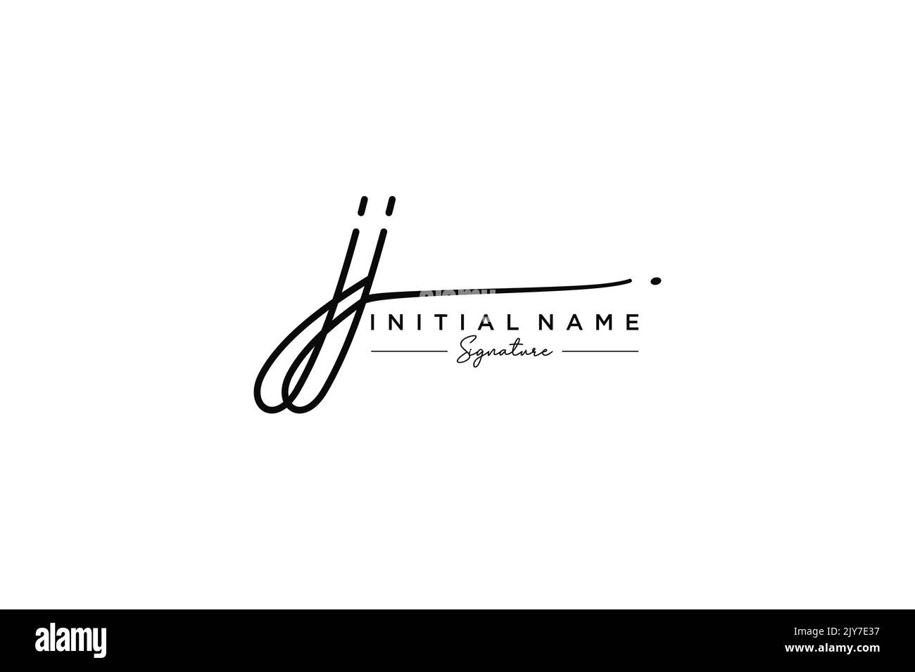 Jj modern logo hi-res stock photography and images - Alamy
