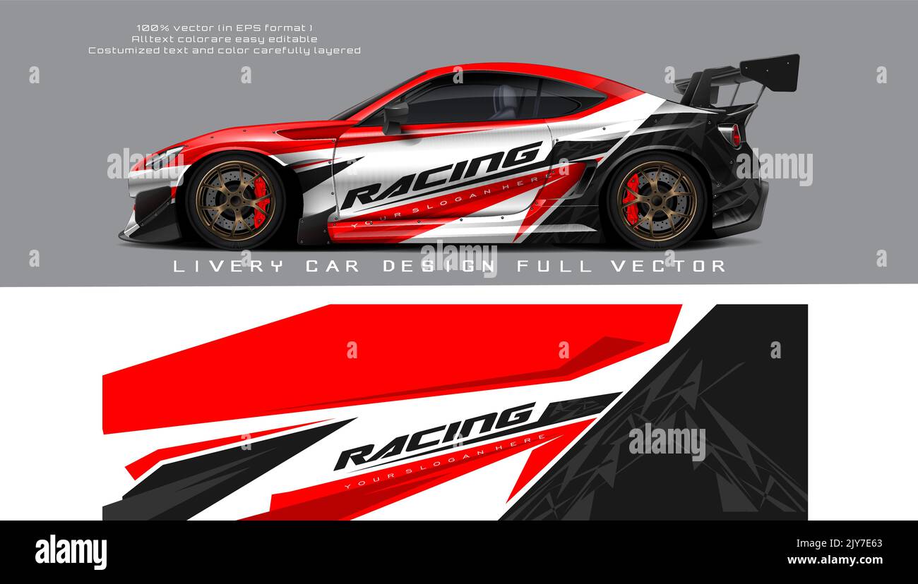 blin dvan decal design vector. Graphic abstract stripe racing ...