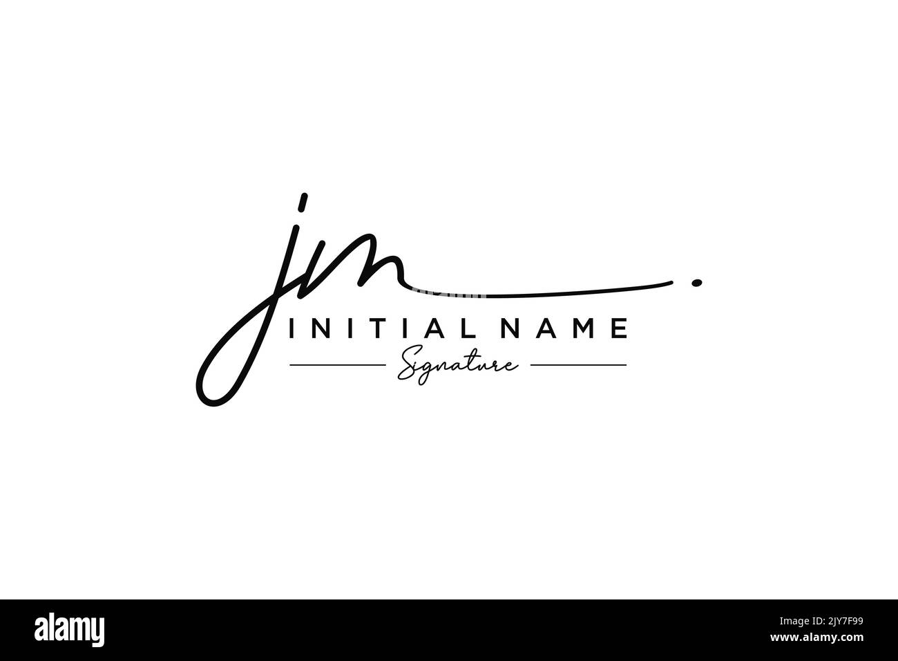 Jm signature hi-res stock photography and images - Alamy