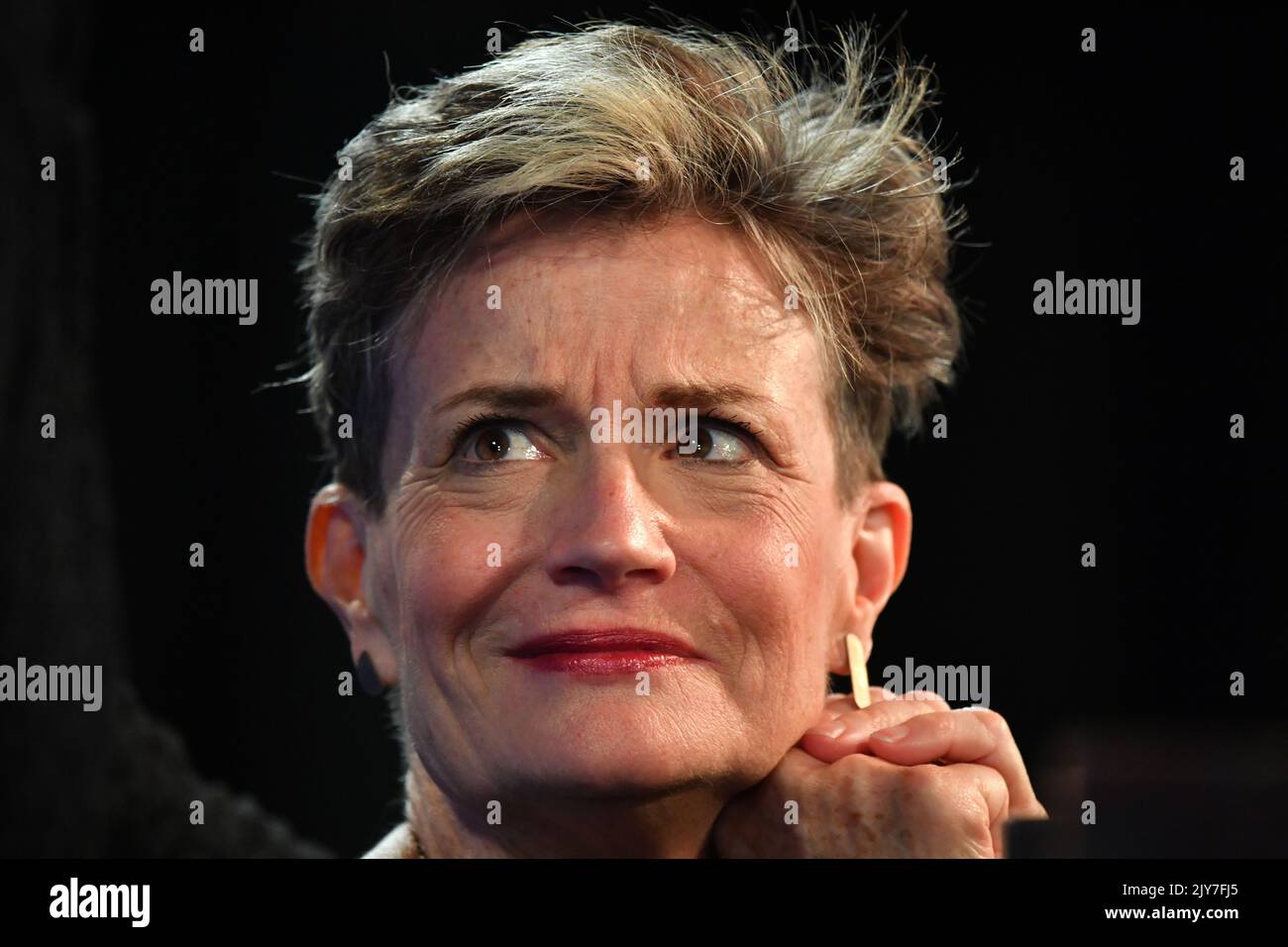 US journalist Ashton Applewhite at the National Press Club in Canberra ...