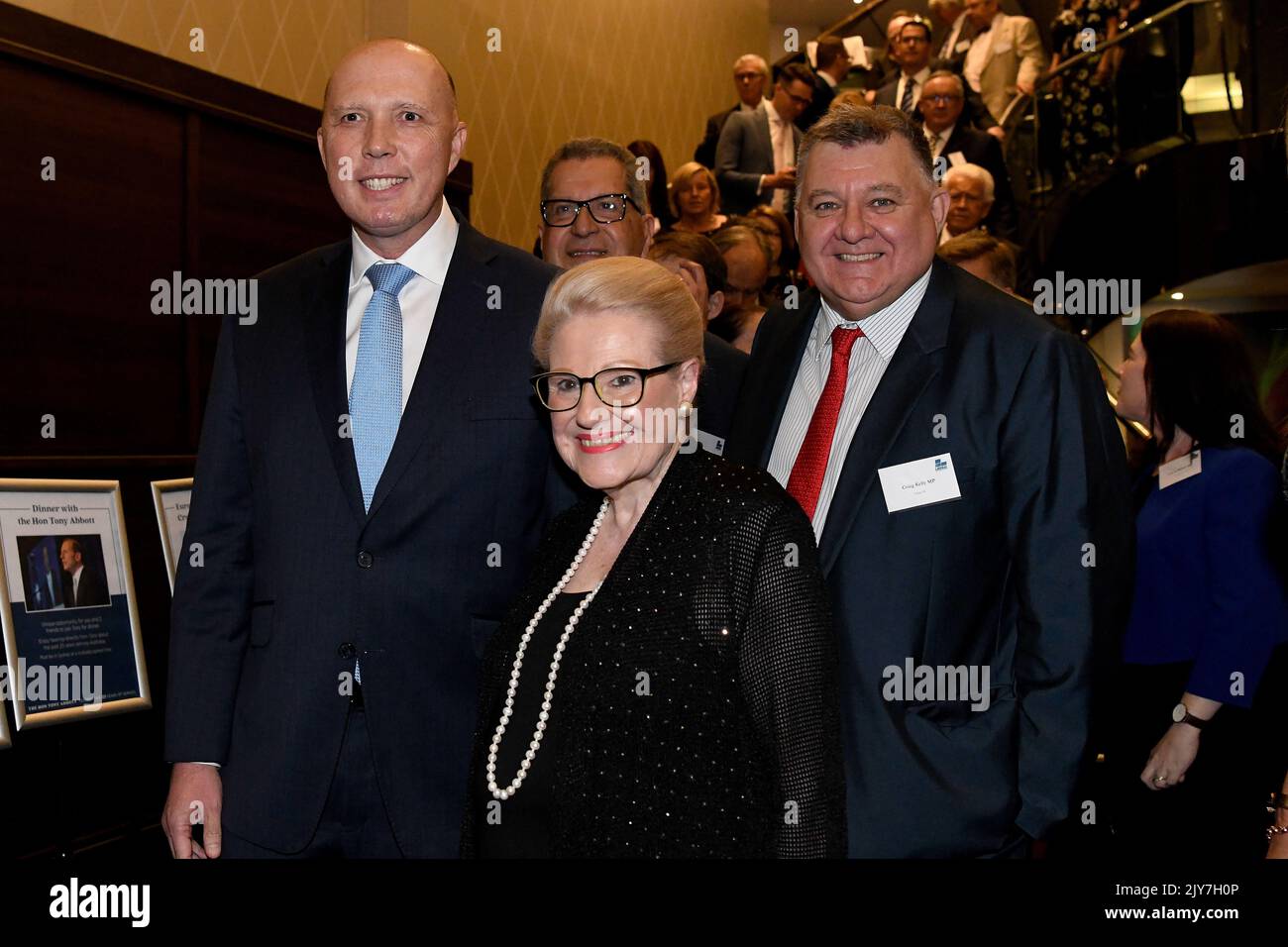 Minister for Home Affairs Peter Dutton, Bronwyn Bishop and Craig Kelly ...