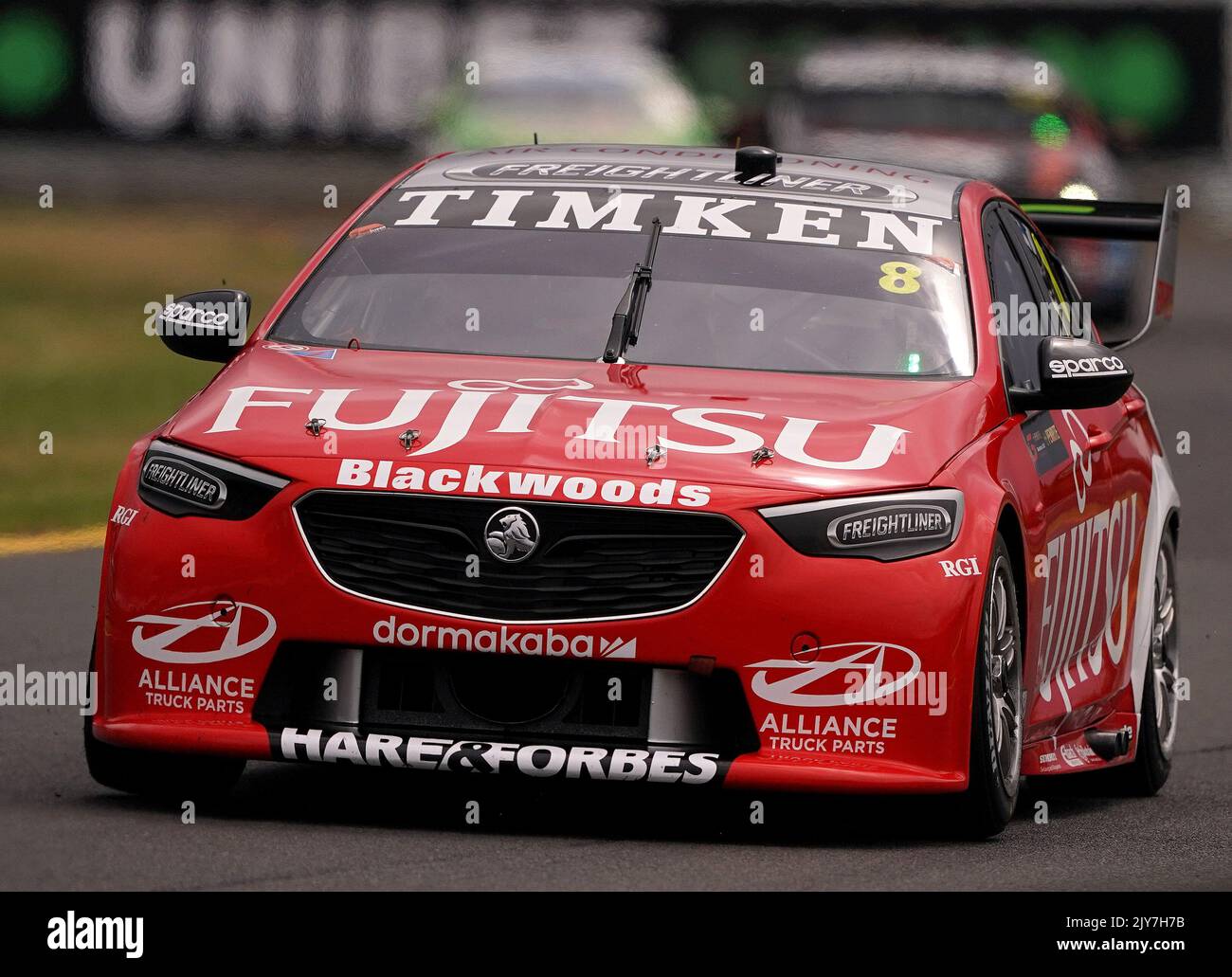 Fujitsu Racing team driven by Tim Blanchard during the Supercars ...