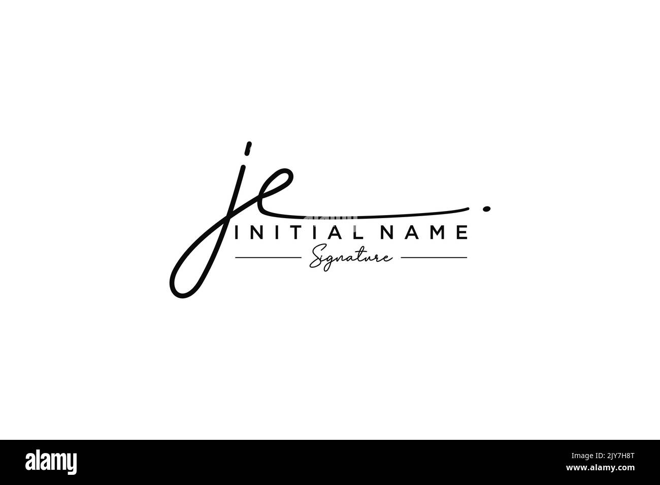 Je logo vector vectors hi-res stock photography and images - Alamy