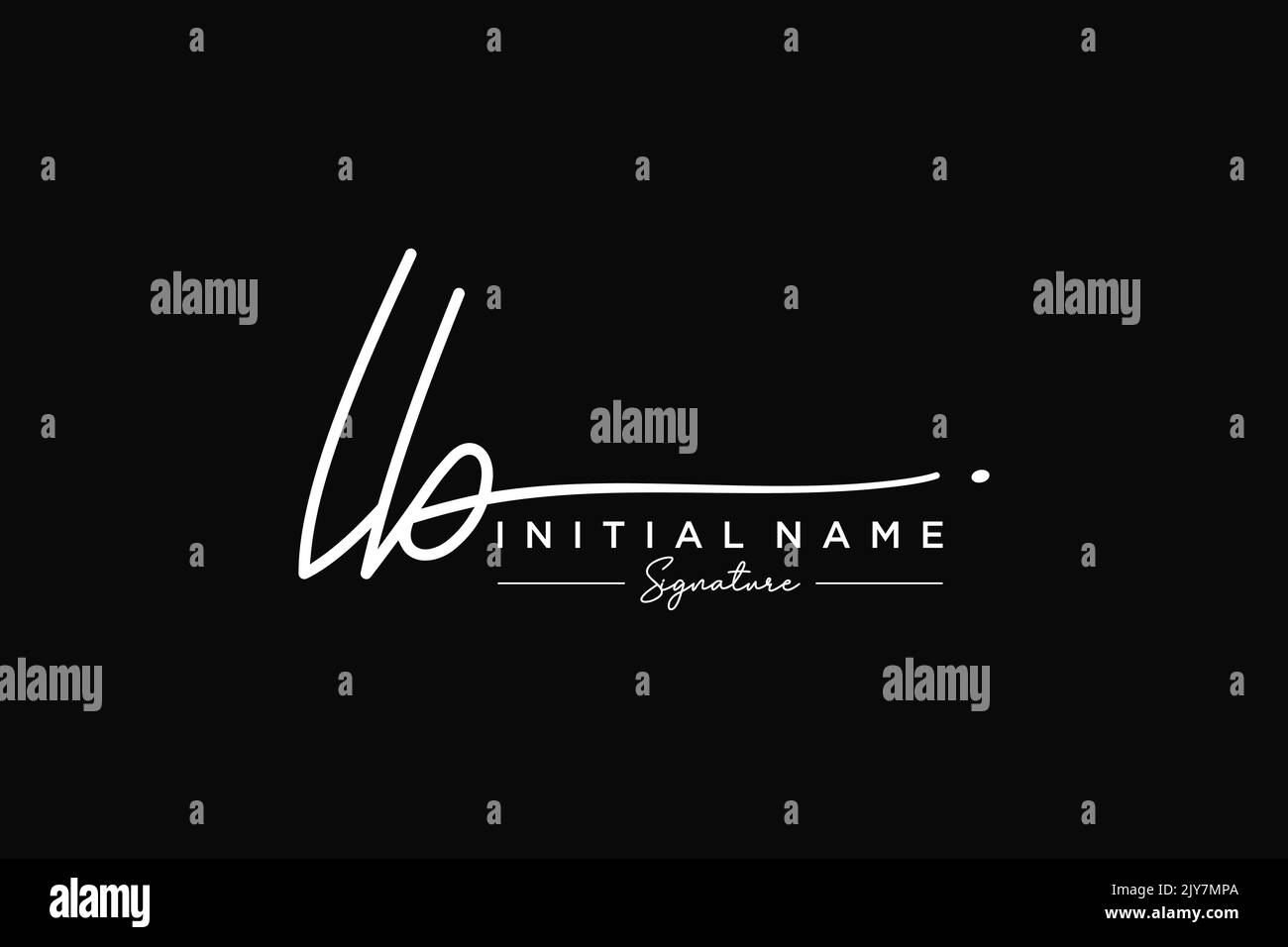 Lb signature hi-res stock photography and images - Alamy