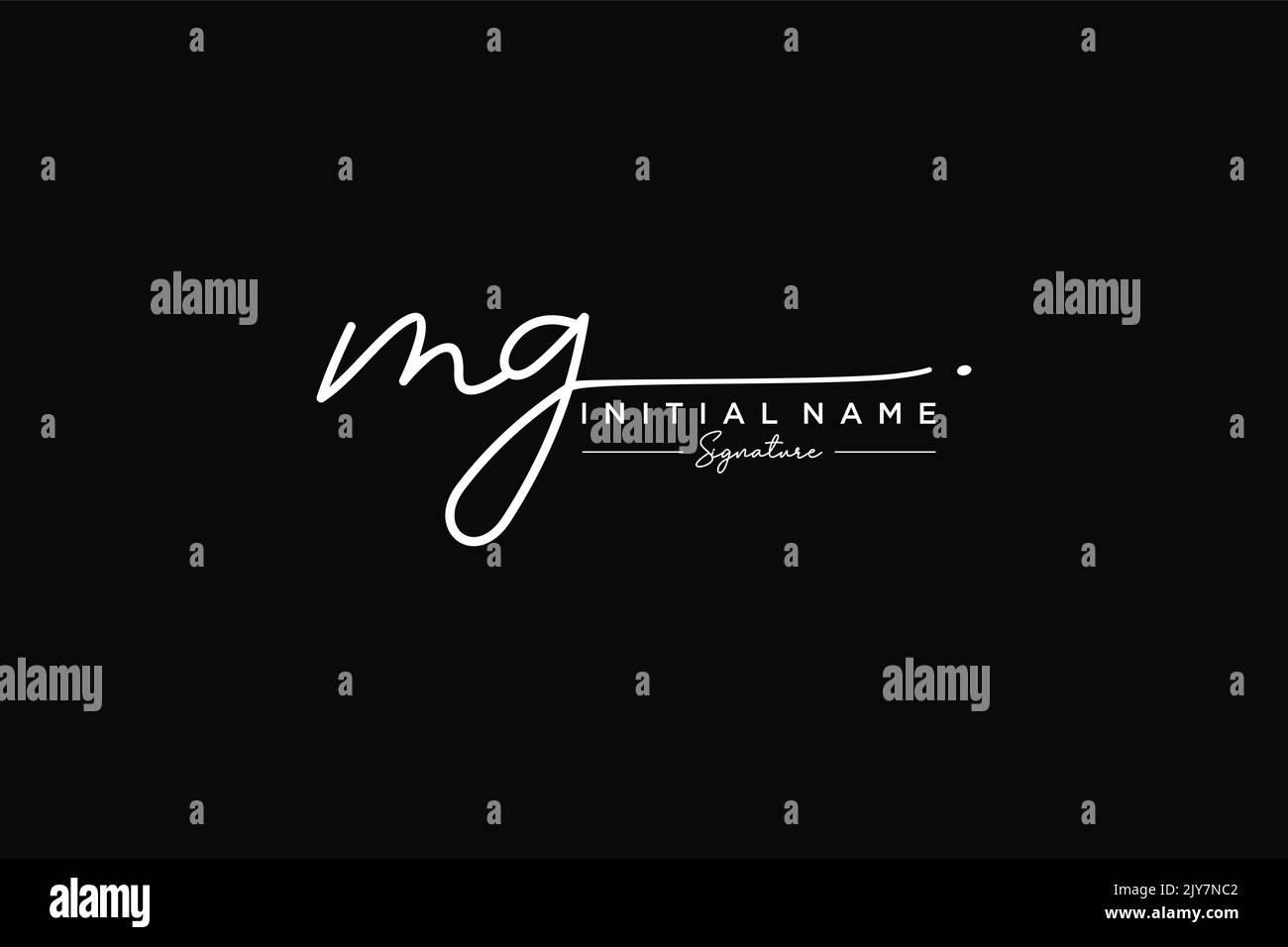 Mg monogram hi-res stock photography and images - Alamy