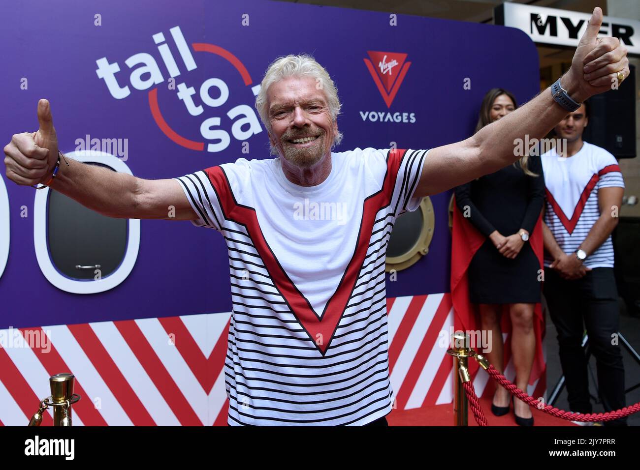 Virgin Group founder Sir Richard Branson poses for a photograph during ...