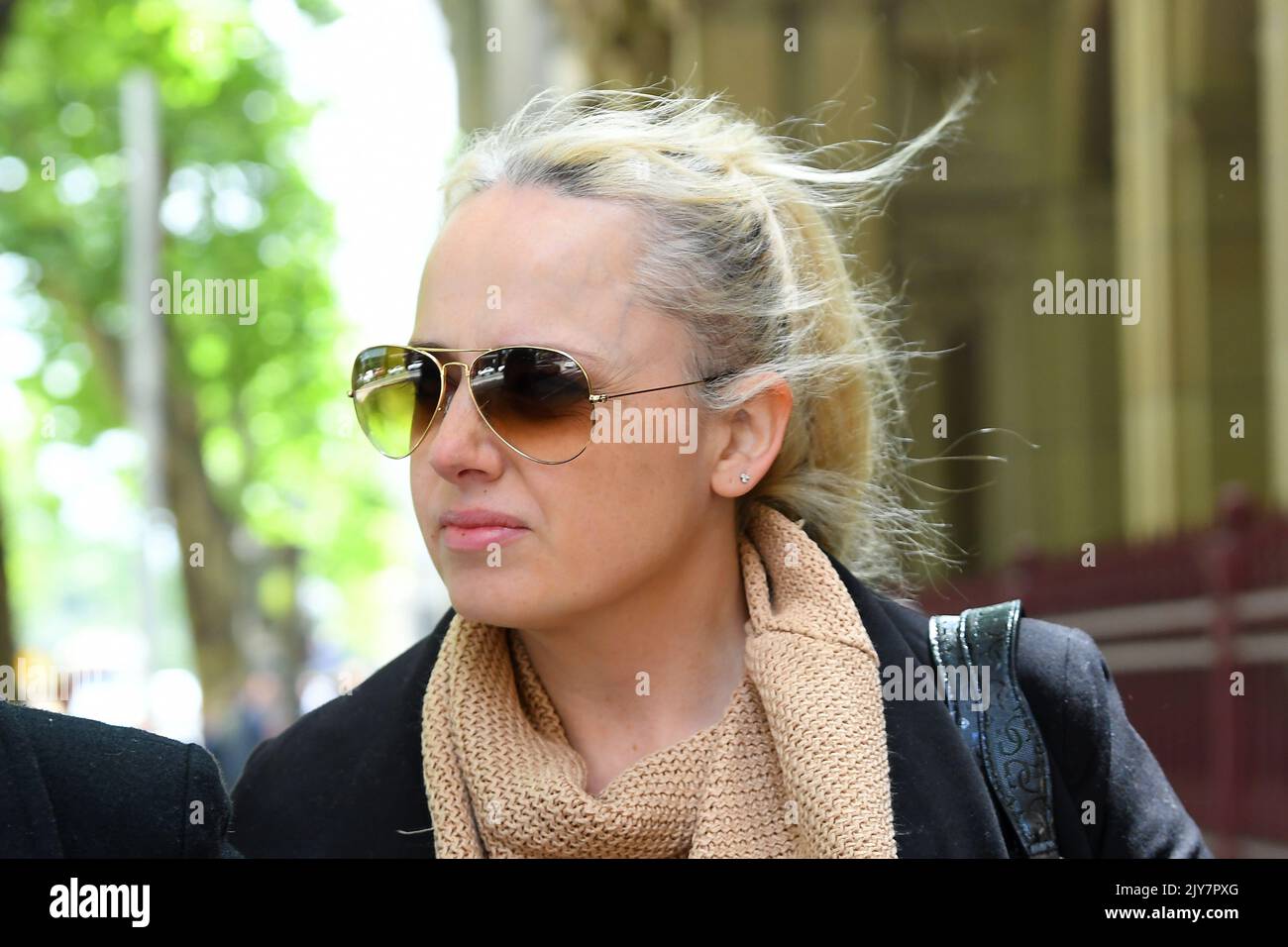 Zita Sukys leaves the Supreme Court of Victoria in Melbourne, Tuesday ...