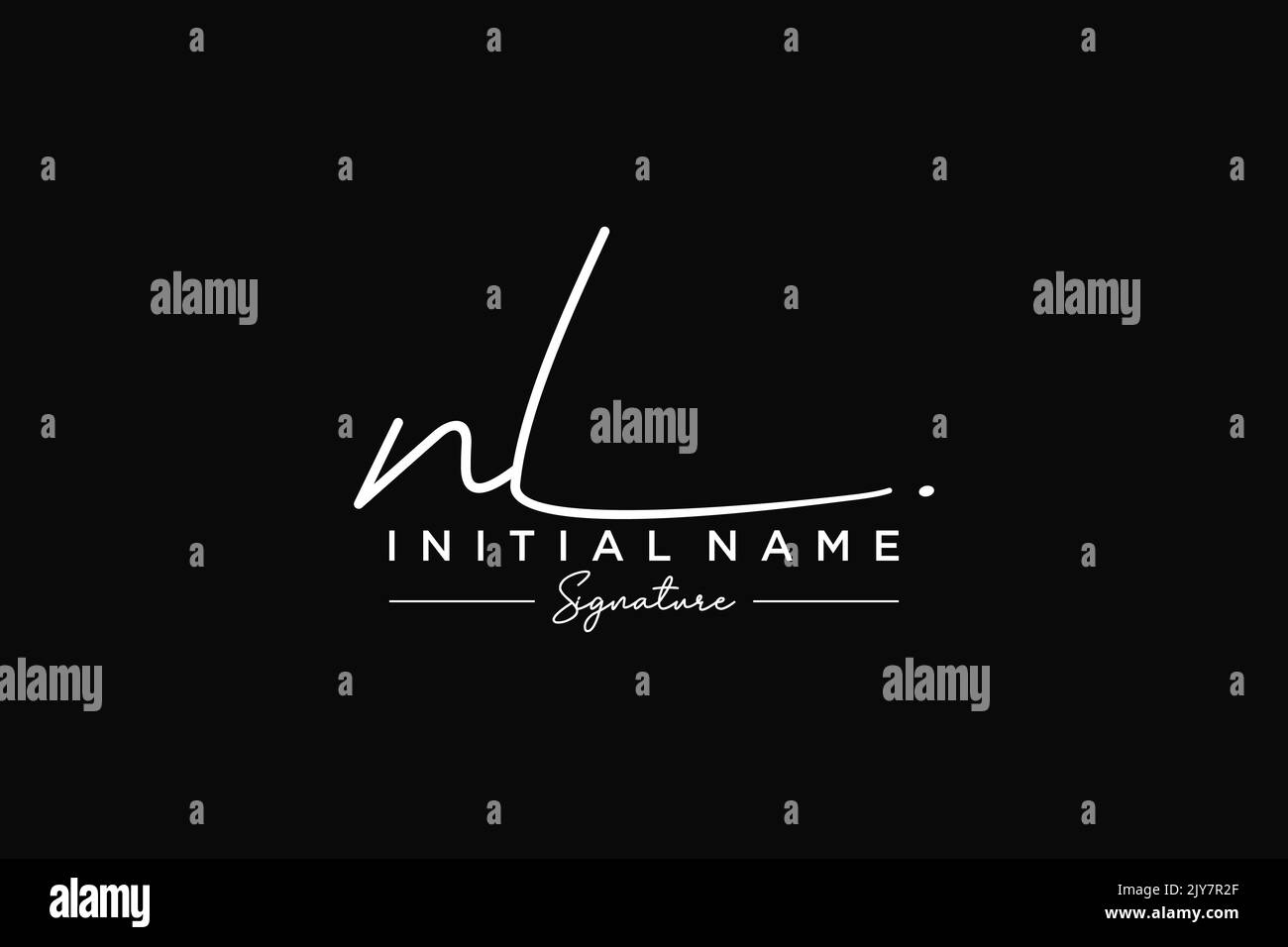 Nl signature Black and White Stock Photos & Images - Alamy