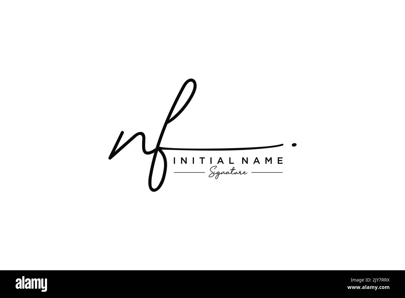 Letter nf vector vectors hi-res stock photography and images - Alamy