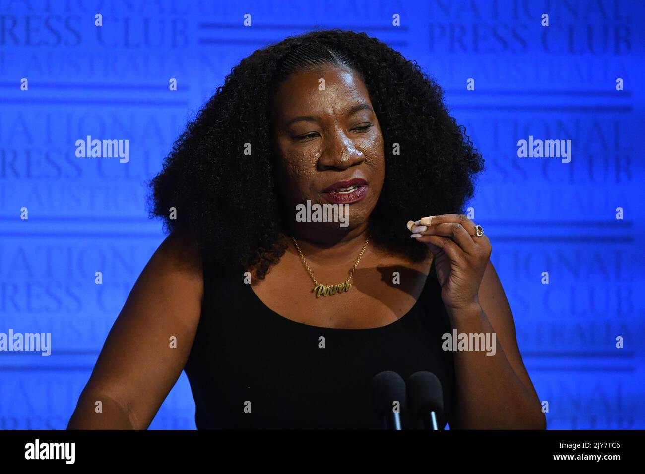 Me Too movement founder Tarana Burke at the National Press Club in ...