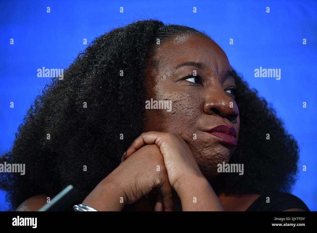 Me Too movement founder Tarana Burke at the National Press Club in ...