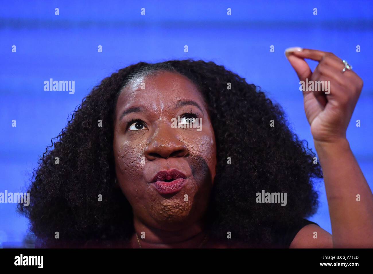 Me Too movement founder Tarana Burke poses for a portrait at the ...